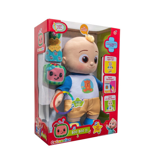 Cocomelon JJ Boo Boo Doll Musical Plush on OnBuy