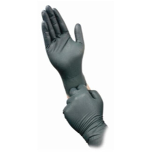 Micro Flex MFXDFK608M Dura Flock 8 Mil Flock-Lined Green Nitrile Glove ...