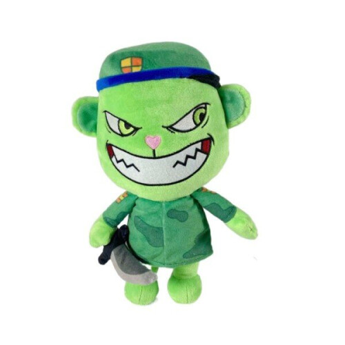 (28cm, A) Happy Tree Friends HTF Flaky 11 inches Anime Red Stuffed ...