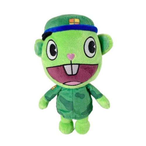 (28cm, B) Happy Tree Friends HTF Flaky 11 inches Anime Red Stuffed ...