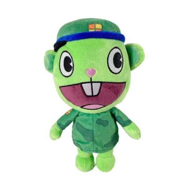 (28cm, B) Happy Tree Friends HTF Flaky 11 inches Anime Red Stuffed ...