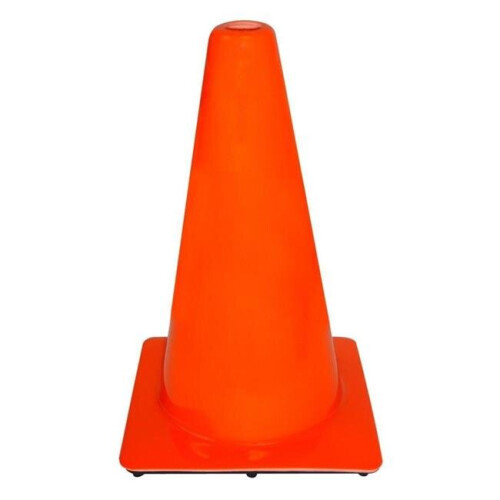 12 in. Height Plastic Cones - Orange on OnBuy