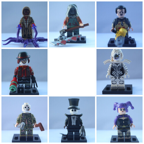 Horror Model Mini Action Figure Fit Lego Jason Jack Ripper Leatherface ...