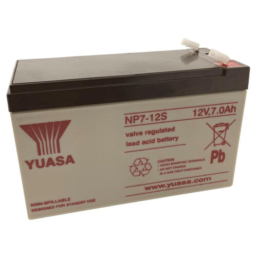 Yuasa NP7-12S Sealed Rechargeable Lead-Acid Battery - 12V 7Ah on OnBuy
