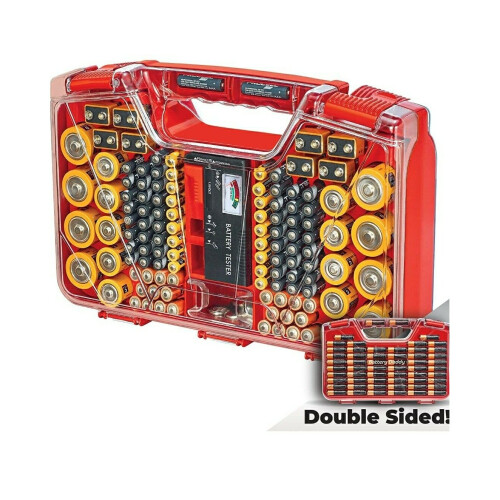Ontel Battery Daddy Battery Organiser and Storage Case with Tester on OnBuy