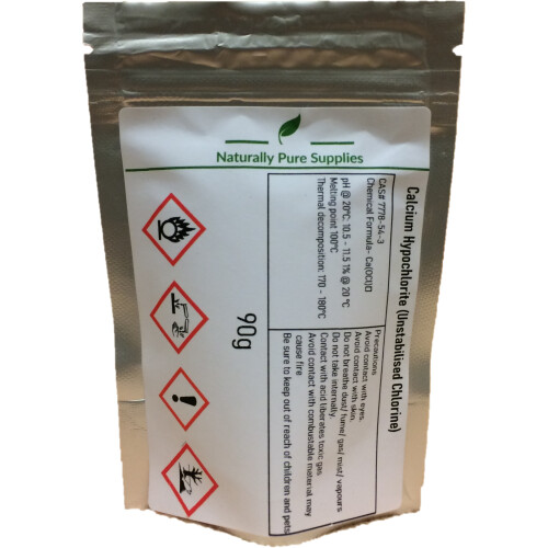 Calcium Hypochlorite, Unstabilised Chlorine 65%- 90g on OnBuy