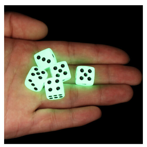 10PCS 14mm Noctilucent Dice Night Light Luminous Game Fun Bar KTV on OnBuy