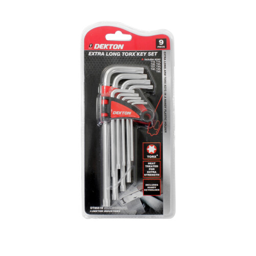 Dekton 9 Pce Long Offset Torx Key Set on OnBuy