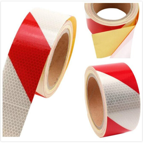 1pcs 5cm * 300cm safety warning tape reflective tape self-adhesive tap ...