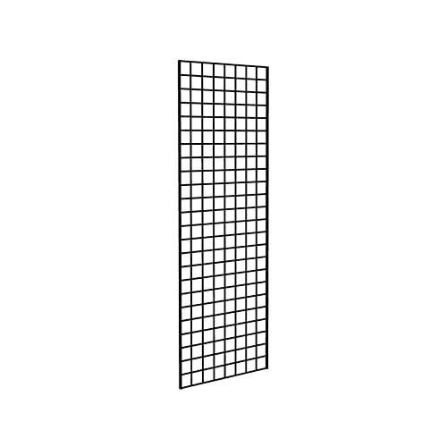 Black Super Heavy Duty Grid Mesh Display Wall Panel Retail Shop Display ...