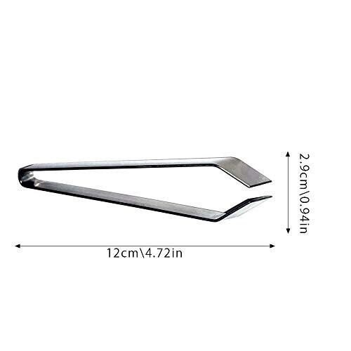 JINXM Stainless Steel Fish Tweezers Fish Bone Tweezer Fish Tweezers ...