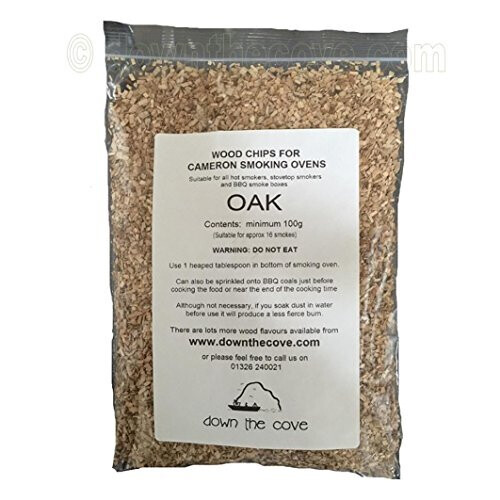 Down the Cove 100g Oak Wood Chips/Wood Dust for Hot Smokers/Smoking ...