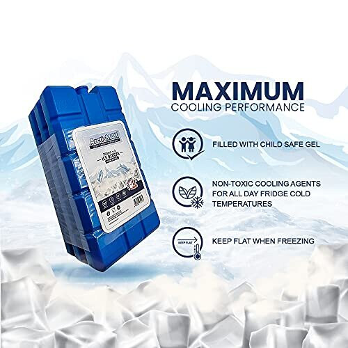 schoneÂ Ice Blocks 200ml x 3 â Coolant that Simply Stays Frozen for ...