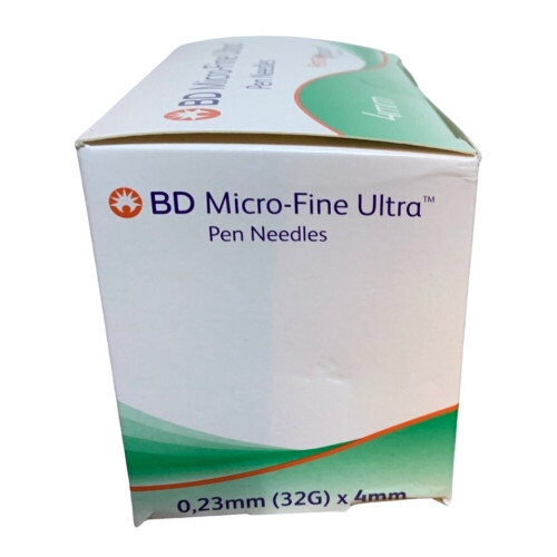 Microfine Insulin Needles BD Ultra 4mm 32 Guage Pen Injection 100 ...