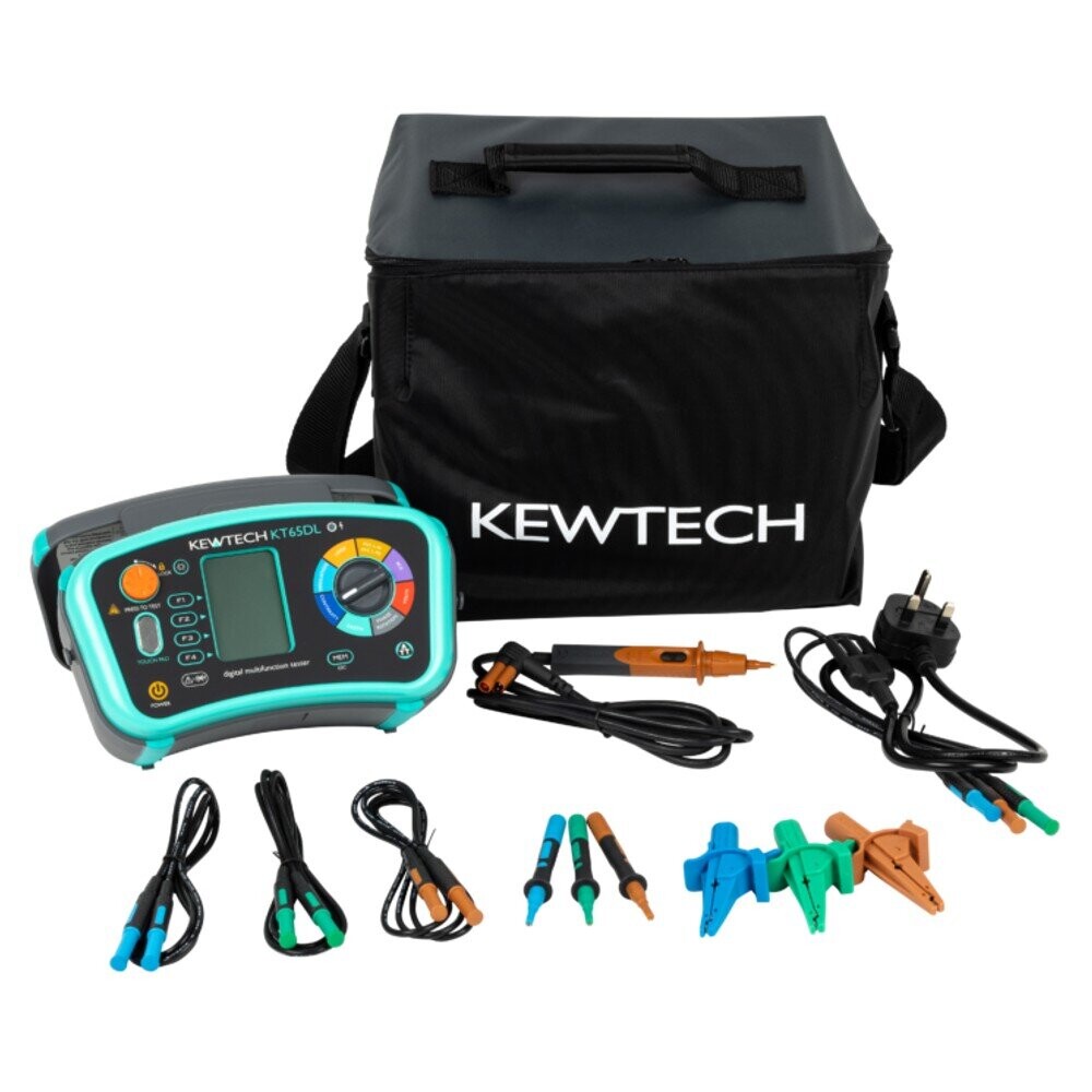 Kewtech KT65DL Digital 8-in-1 Digital Multifunction Tester on OnBuy
