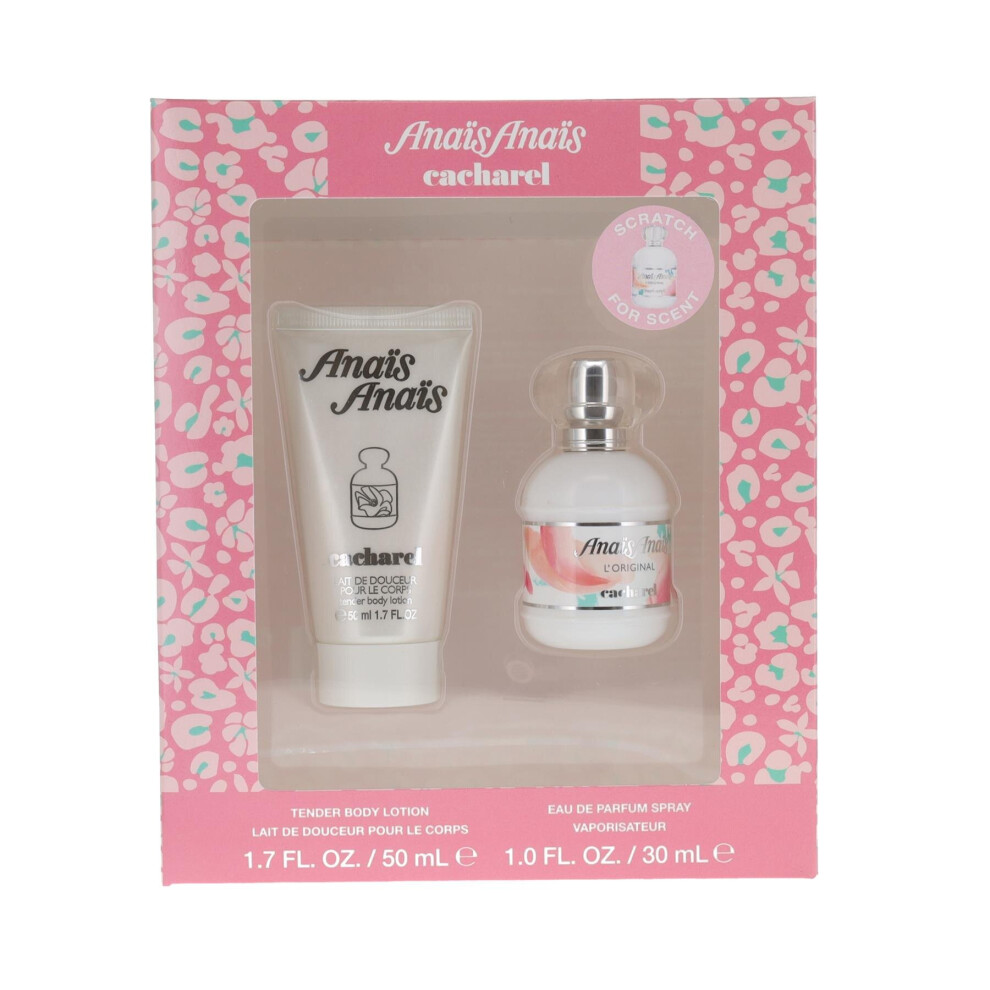 Cacharel Anais Anais 30ml Eau de Toilette Spray, 50ml Body Lotion Gift ...