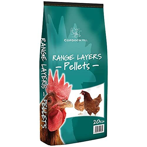Copdock Mill Range Layers Pellets, 20kg Bag– Poultry Food for Chickens ...
