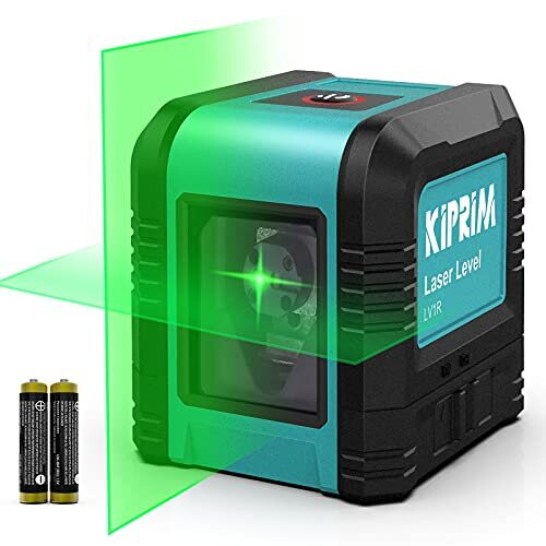 Kiprim Laser Level Self-Leveling Green Beam Horizontal and Vertical ...