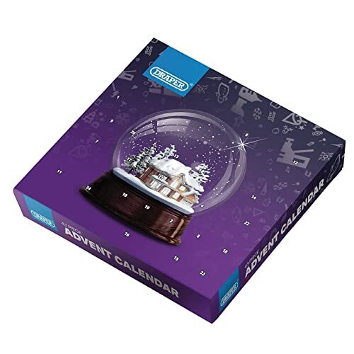 Draper 28049 Advent Calendar 2022 (43 Piece), Christmas Countdown, Blue ...