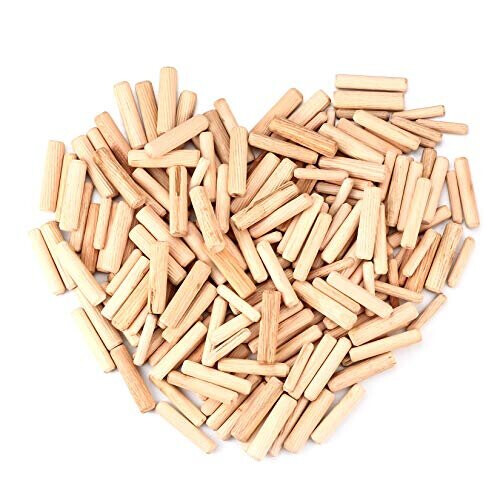 300 Pcs Wooden Dowels Assorted, M6 M8 M10 Wood Plugs Dowel Rods ...
