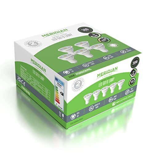 Led Gu10 Light Bulb Cool White 6500k 50w Halogen Spotlight Equivalent