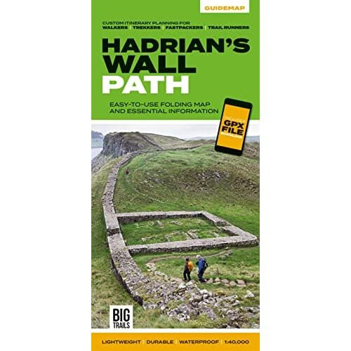 Hadrian's Wall Path: Easy-to-use folding map and essen - - Sheet map ...