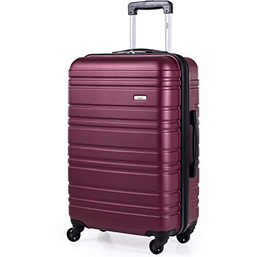 A2B ABS Hard Shell 26 Inch Suitcase - Travel Luggage with 4 Spinner ...