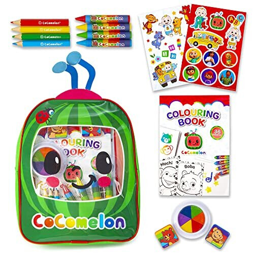 CoComelon Arts and Crafts Backpack - Childrens Backpacks - CoComelon ...