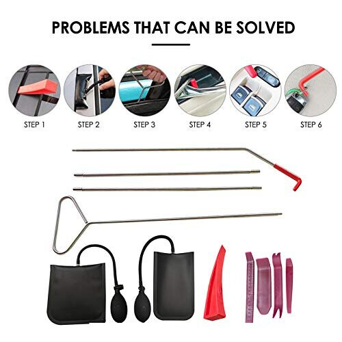Errum Breakdown Long Reach Kit, Professional Automotive Car Tool Kit ...