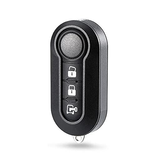 3 Buttons Flip Car Key Fob Case Replacement Fits with Fiat Peugeot ...