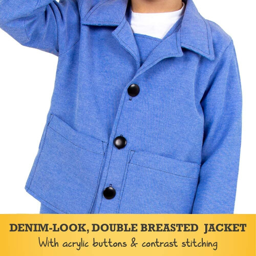 Train Driver Costume Kids, High Quality 3-Piece Train Conductor 5-7 ...