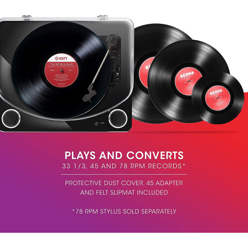 Used ION Audio Max LP - Vinyl Record Player / Turntable with Built In ...