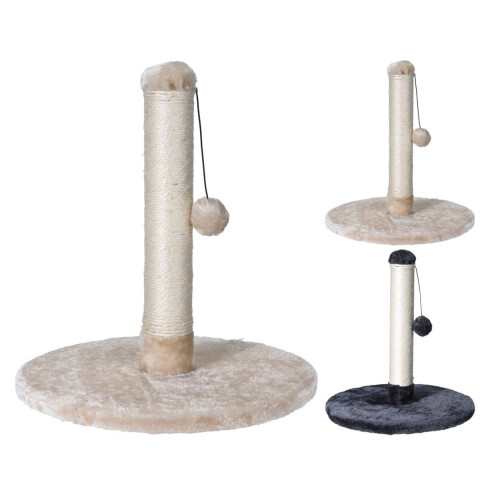 Cat Scratching Post With Hanging Ball | Tower Scratch Post For Cat ...