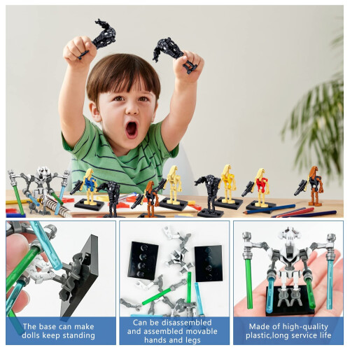 (21 Pcs Set) Star Wars Minifigures Battle Droid Building Blocks on OnBuy