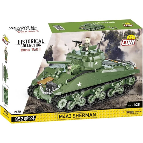 Cobi World War II M4A3 Sherman 838 Pieces Toys on OnBuy