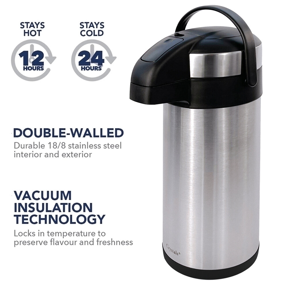 5L Stainless Steel Tea Coffee Flask on OnBuy