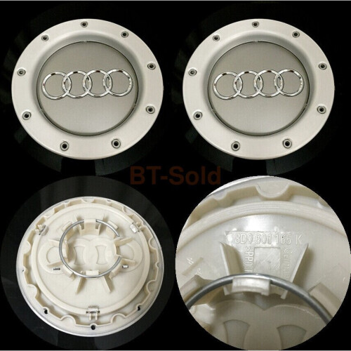 4X 146mm Audi Wheel Center Caps TT/RS4 Style 8D0601165K A4 S4 Hub ...