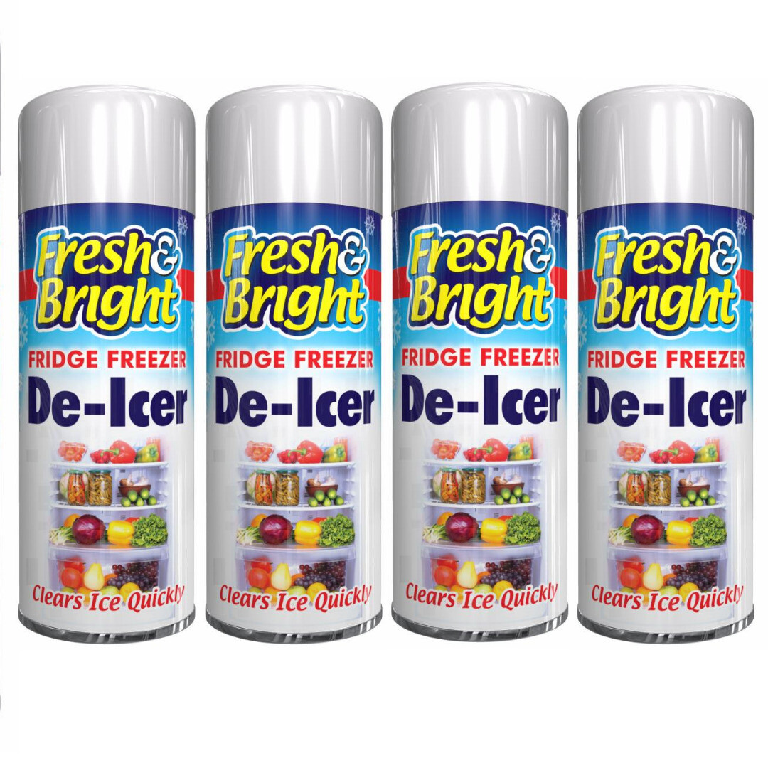(4 x Spray Bottles) De Icer Spray Fridge Freezer Defrost 200ml on OnBuy