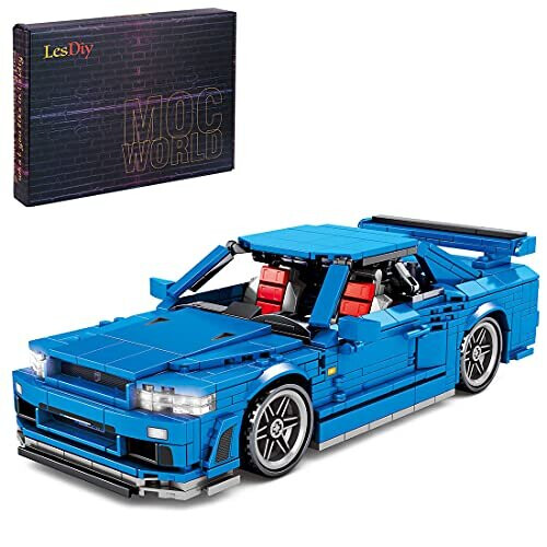 TARS Technic Sport Car Building Kit 833Pcs Supercar Series Pull-Back ...