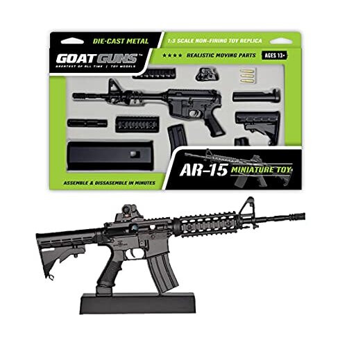 GoatGuns Miniature AR 15 Toy 1 3 Scale DIY Build Kit on OnBuy