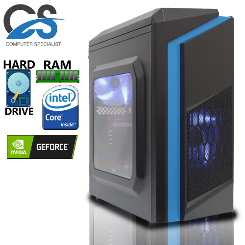 Refurbished FAST Gaming Computer PC Intel Core i7 8GB 120GB SSD Window10 2GB GT730 on OnBuy