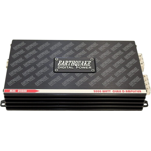 Earthquake Sound Mini D2000 (Gen 2) Mono Class D Car Amplifier, 2000 ...