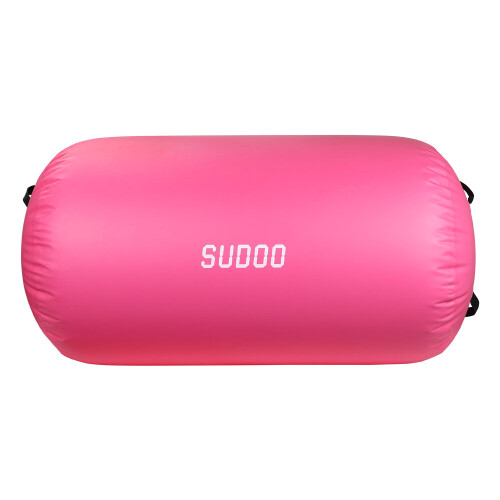 (Pink, 120 x 75 cm) Inflatable Air Roller Gymnastics Mats Air Roll Air ...