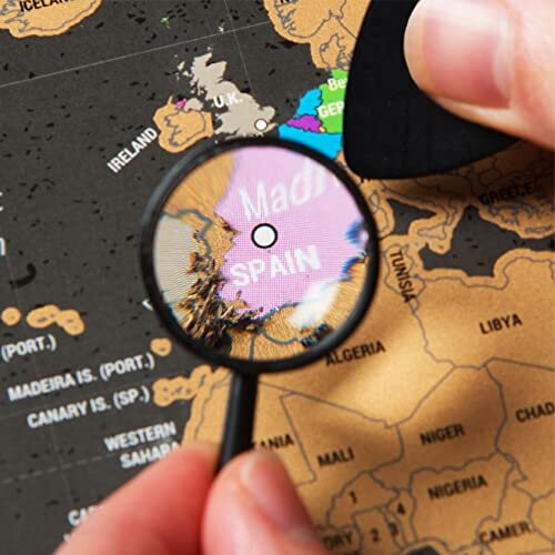 World Map Travel Gift | A3 Scratch Off Map | Map of the World Poster ...
