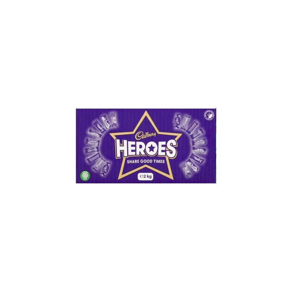 Cadbury Heroes Bulk Sharing Box OFFICIAL, Assortment of Mini Cadbury ...