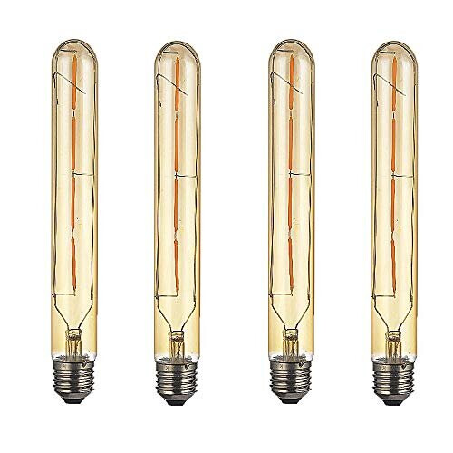 Retro Vintage LED 4w Test Tube Edison Style Filament Bulb Smoked Gold ...