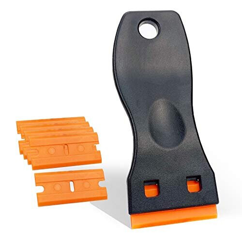 Ewrap Glass Scraper, Window Scraper, Ceramic Hob Scraper Includes 10 ...