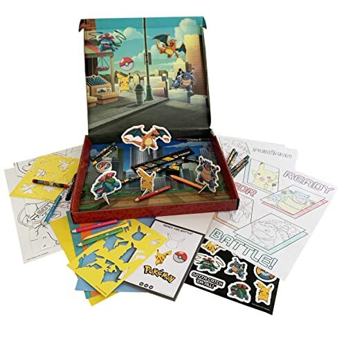 Blueprint Collections Pokemon Large Art Set | Large Stationery Set ...