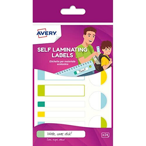 Avery Self Laminating Labels, waterproof name labels, lunchbox labels ...