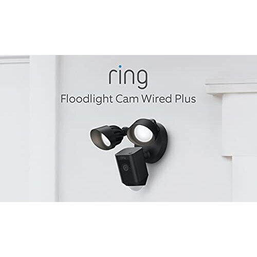 Ring Floodlight Cam Wired Plus by Amazon | Outdoor Security Camera with ...